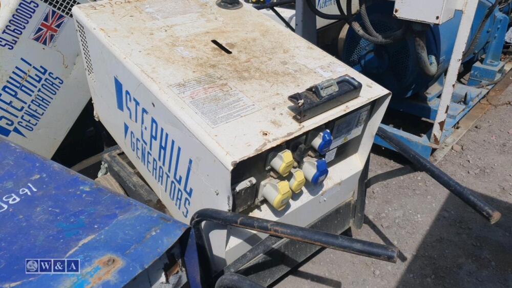 STEPHILL 6kva diesel driven generator | Day 1 Carlton LIVE SALE ...