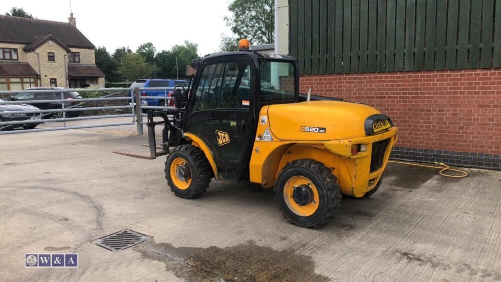 2014 JCB 520-40 telescopic handler c/w 4000mm mast (s/n 2314156 ...