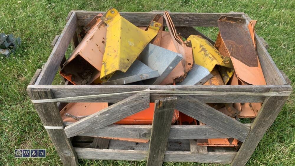 Stillage of pallet racking crash guards | Timed Dispersal Sale Of Plant ...