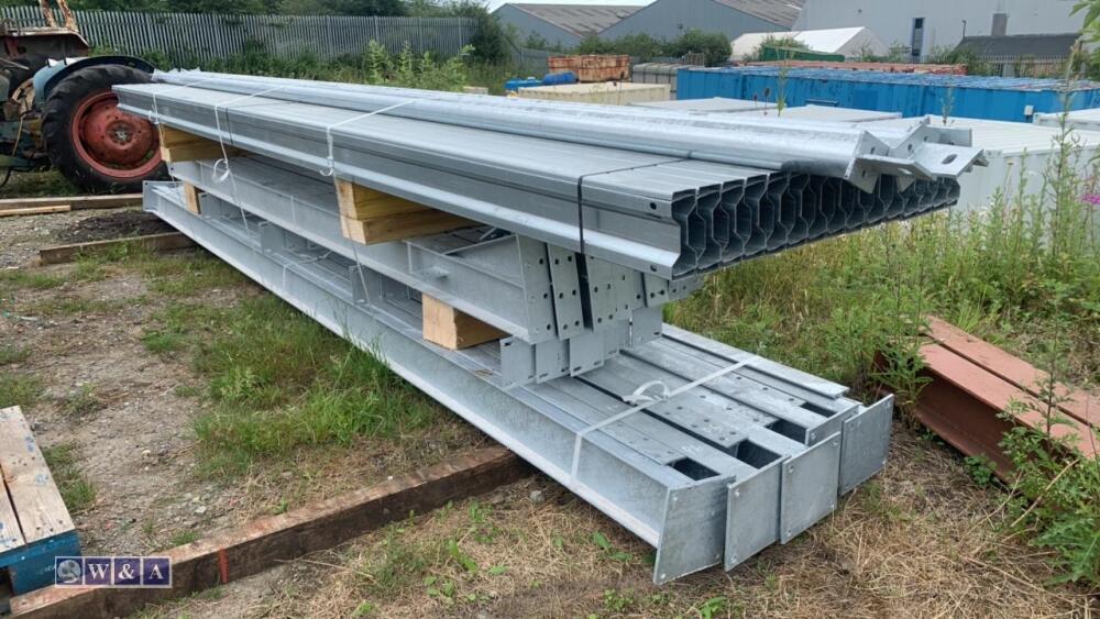 Galvanised Steel Portal frame kit building (60ft x 30ft x 20ft) 3 x ...