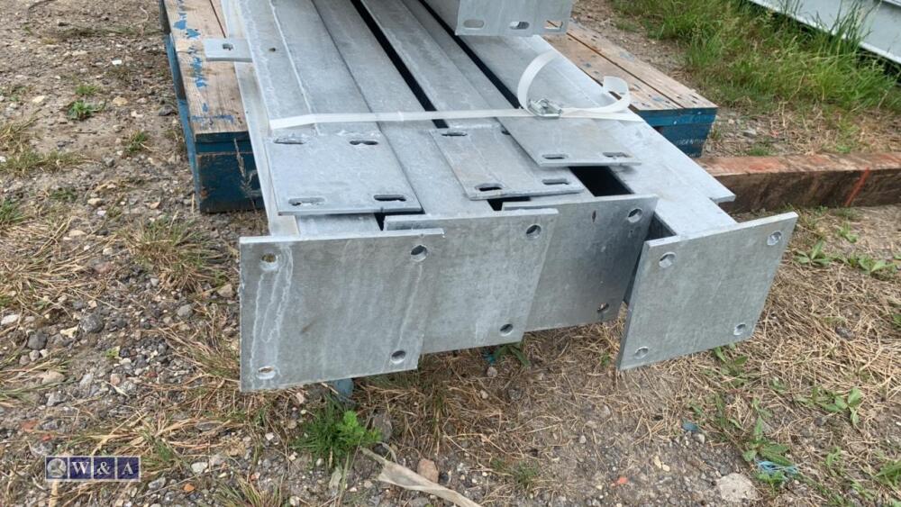Galvanised Steel Portal frame kit building (40ft x 25ft x 16ft) 2 x ...