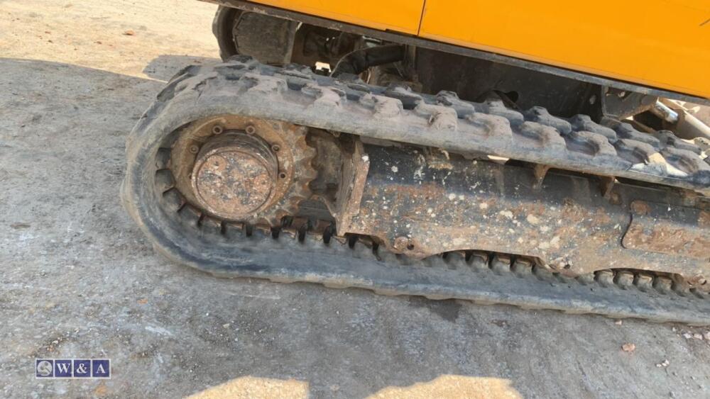 2020 JCB 16C rubber tracked excavator (s/n EL2701487) with bucket ...