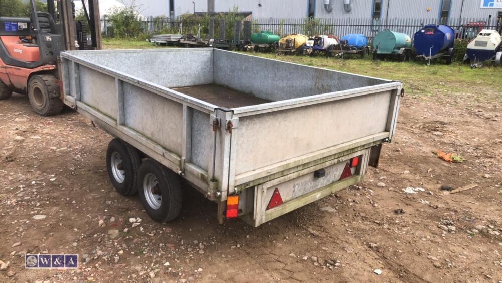 2.5t twin axle plant trailer c/w sides, winch & LED lights | Day 1 ...