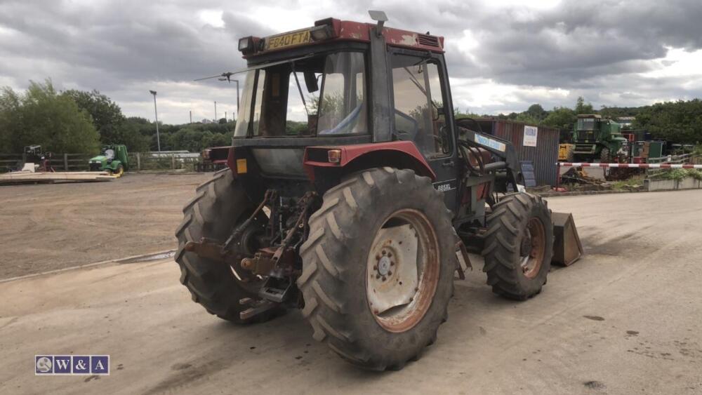 CASE 885 XL 4wd tractor (F840 FTA) c/w QUICKE 2300 loader, bucket ...