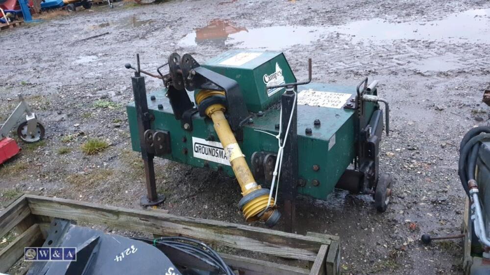 GROUNDSMAN 4ft pto driven spiker/aerator | Day 1 Carlton LIVE SALE ...