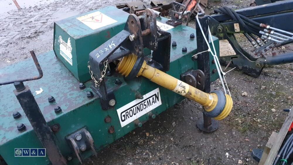 GROUNDSMAN 4ft pto driven spiker/aerator | Day 1 Carlton LIVE SALE ...