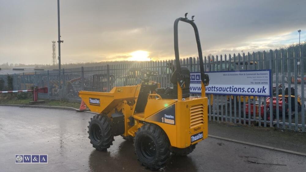 2021 THWAITES 1t high tip dumper (s/n 101F4651) | Day 1 Carlton LIVE ...