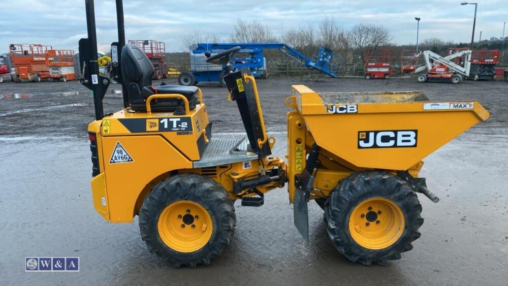 2020 JCB 1T-2 1t high tip dumper (s/n 2934099) | Day 1 Carlton LIVE ...