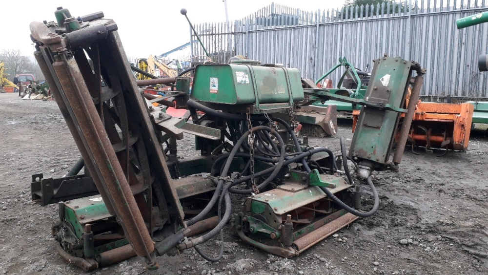 RANSOMES 5 gang mounted cylinder mower c/w pto shaft | MARCH SALE - Day ...