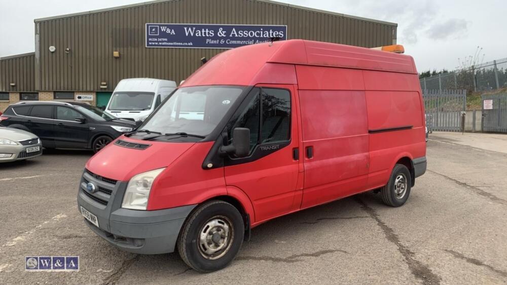 2009 FORD TRANSIT 115 T350L EURO 4 2.2 diesel van (RV59 WNP)(MoT 11th ...
