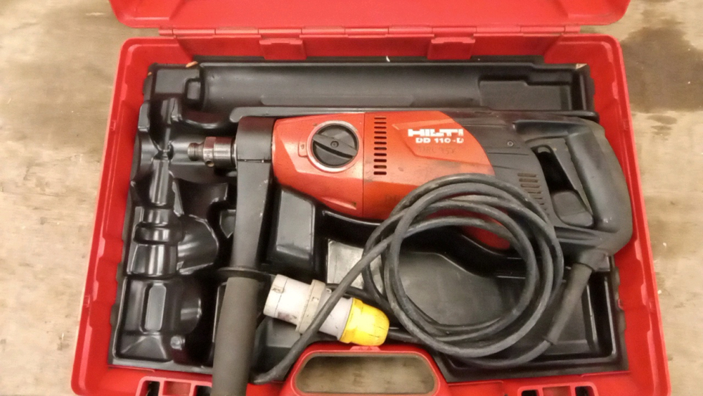 HILTI DD110 110v diamond core drill c/w case | Day 2 Carlton Timed Sale ...