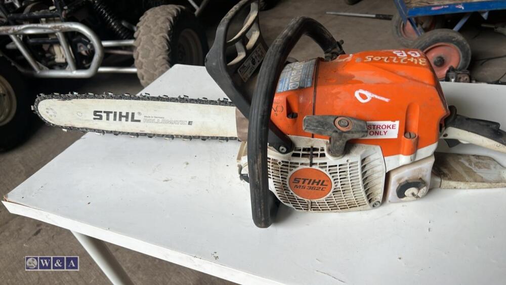 2020 STIHL MS362C petrol chainsaw (3422205) | Day 3 Carlton Timed Sale ...