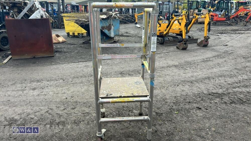 Aluminium work podium | Day 3 Carlton Timed Sale (Attachments, Builders ...