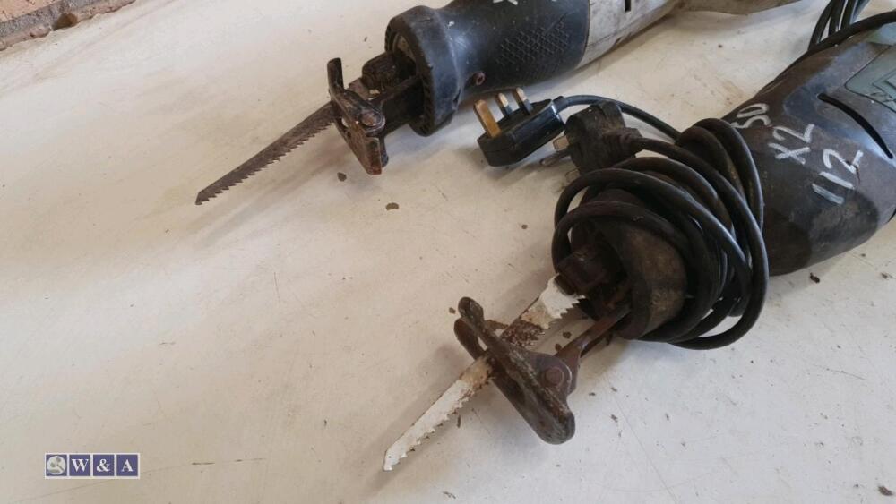 MAC ALLISTER 240v reciprocating saw & ERBAUER 240v reciprocating saw ...