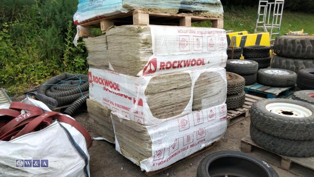 Pallet of approx 100mm rock wool slabs | Day 3 Carlton Timed Sale ...