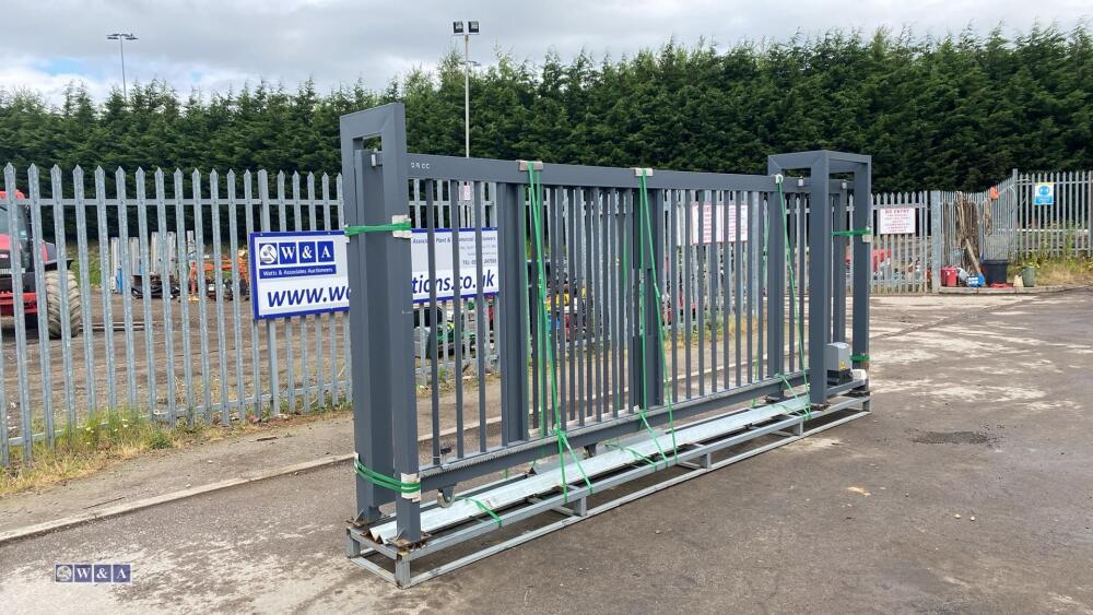 20' electric sliding gate c/w remote controls & guide rails | Day 1 ...