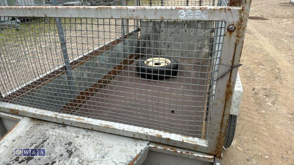 IFOR WILLIAMS GD84 cage sided trailer c/w spare wheel (8' x 4') | Day 1 ...