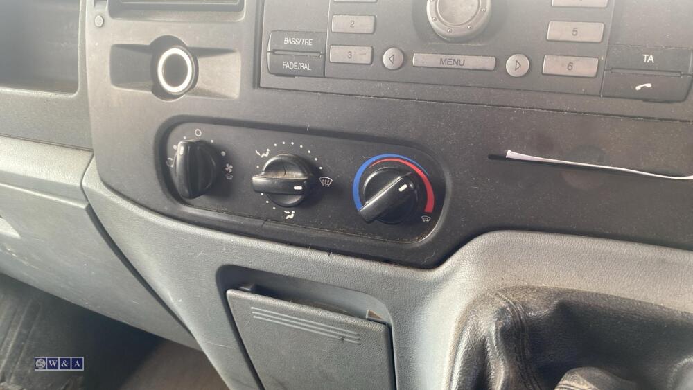 2011 FORD TRANSIT 100 T350L d/c rwd dropside pick-up c/w caged back ...