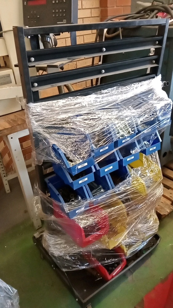 Wheeled lin bin trolley & contents | Day 2 Carlton Timed Sale *Ending ...